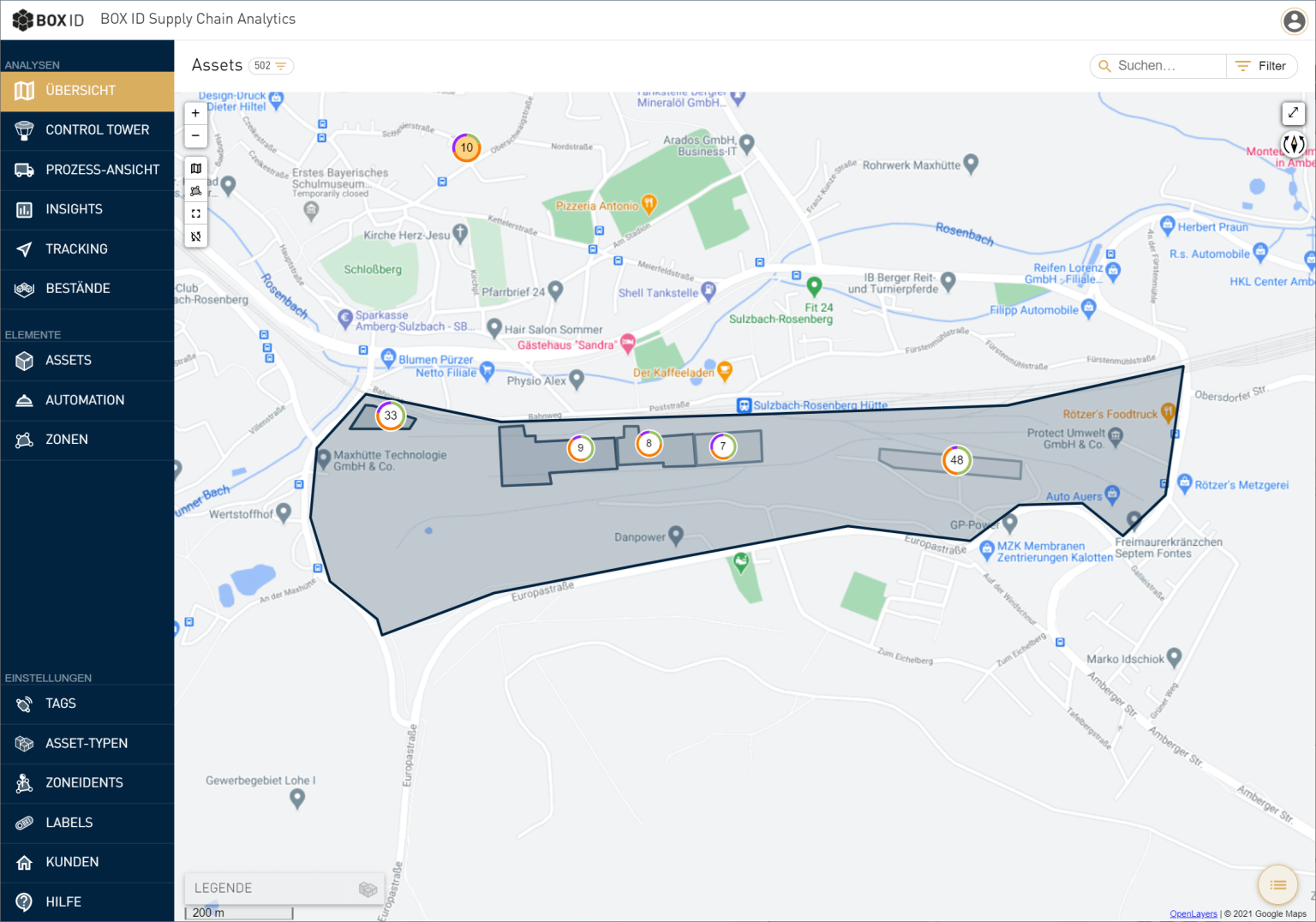 BOX ID software for optimal tracking and management